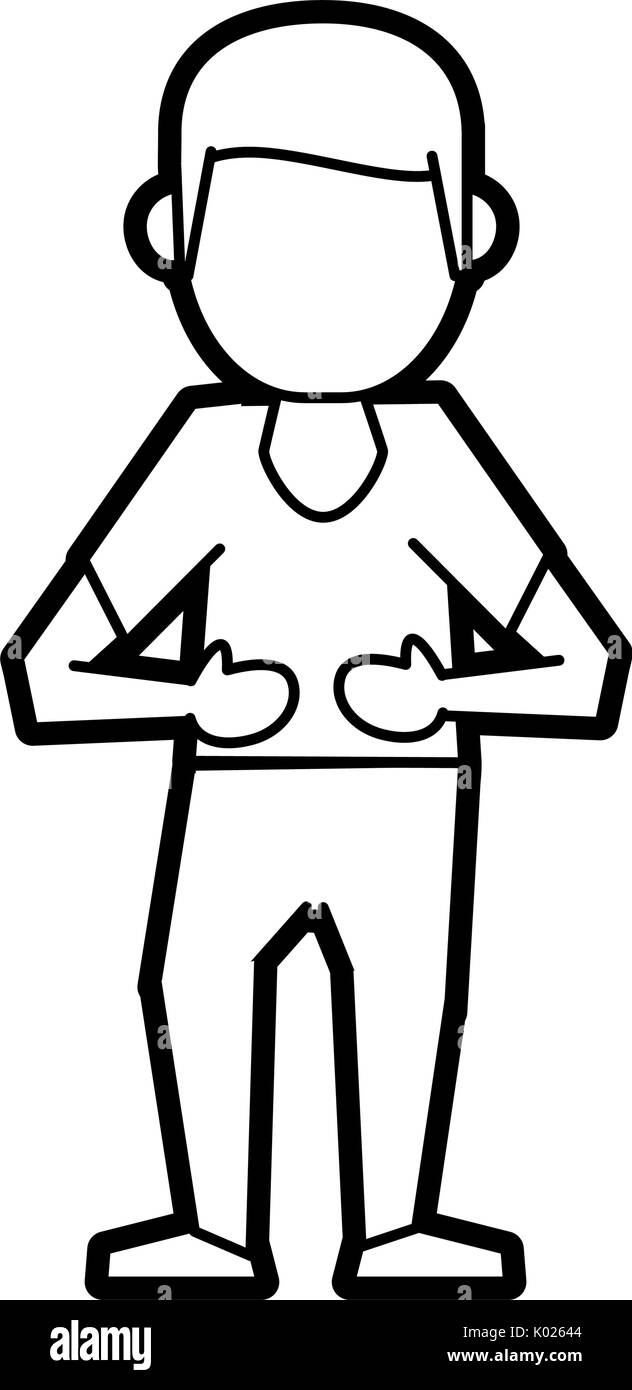 man vector illustration Stock Vector Image & Art - Alamy