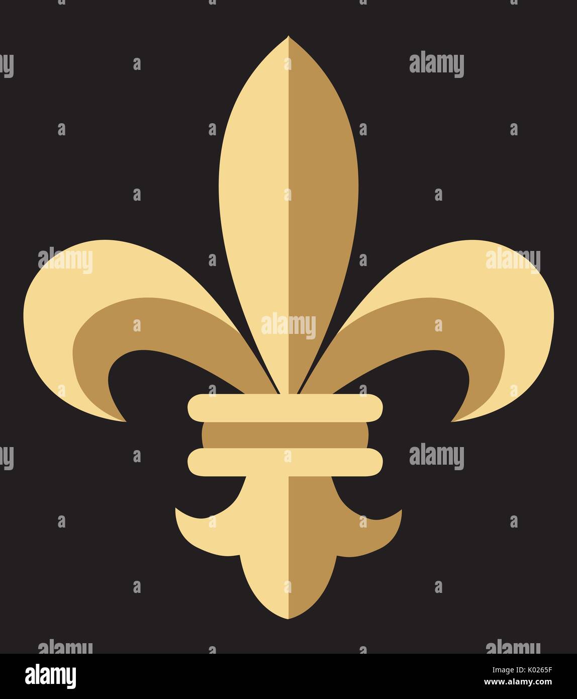 vector illustration of fleur de lis flower Stock Vector Image & Art - Alamy