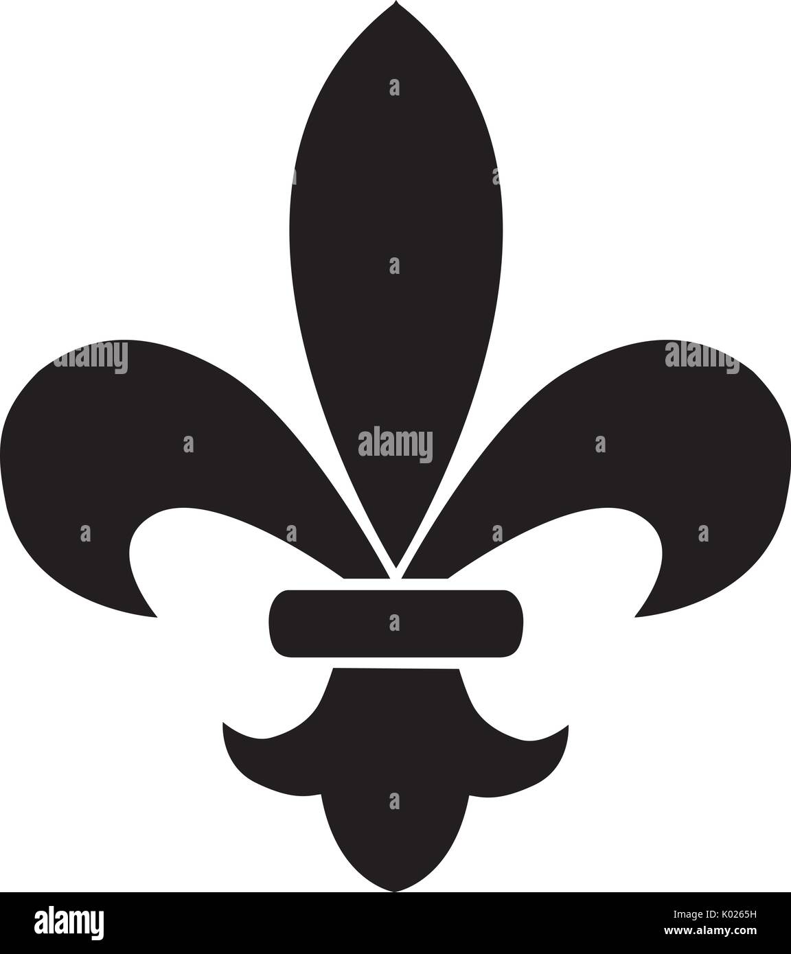 vector illustration of fleur de lis flower Stock Vector Image & Art - Alamy