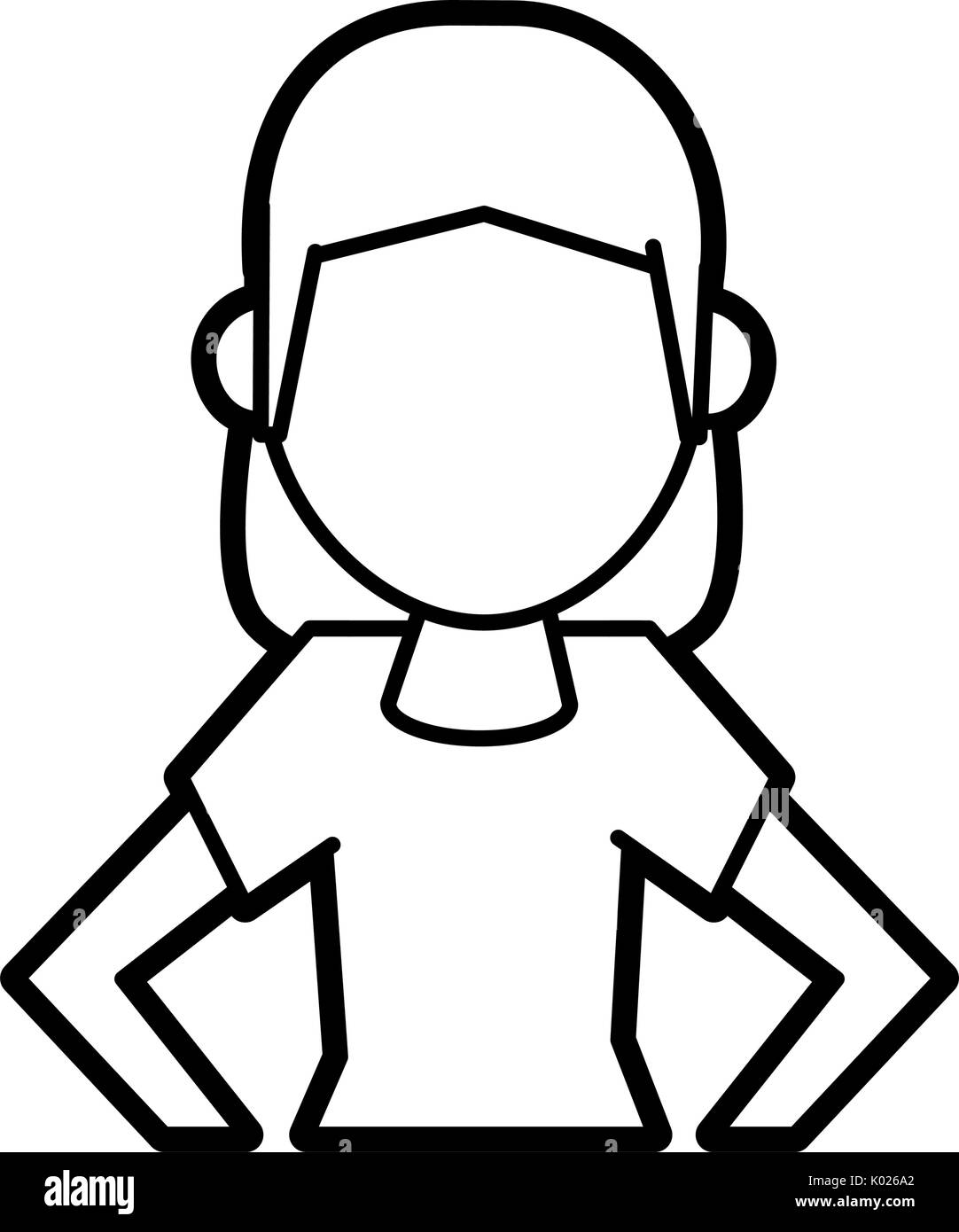 woman vector illustration Stock Vector Image & Art - Alamy