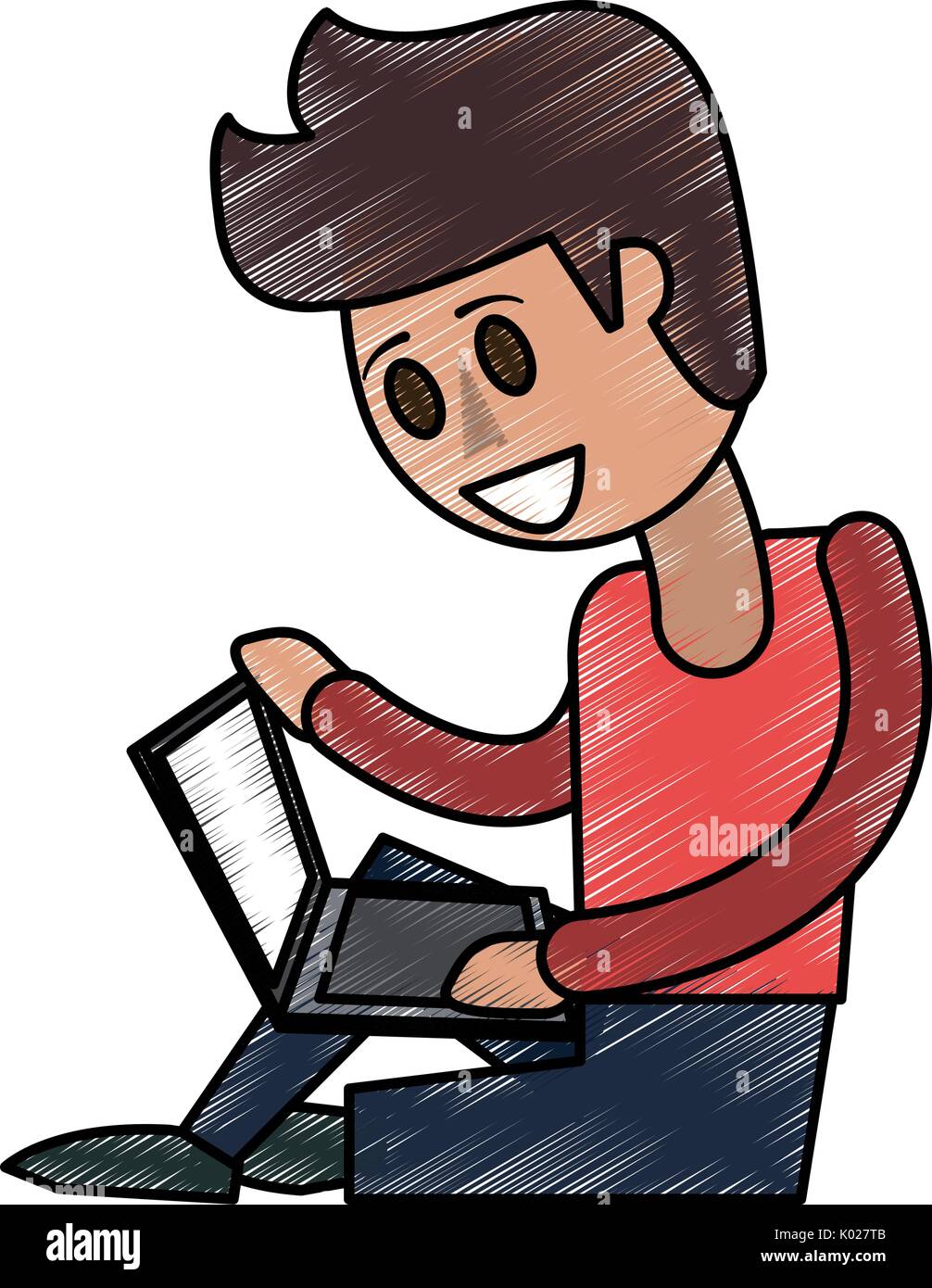 man vector illustration Stock Vector Image & Art - Alamy