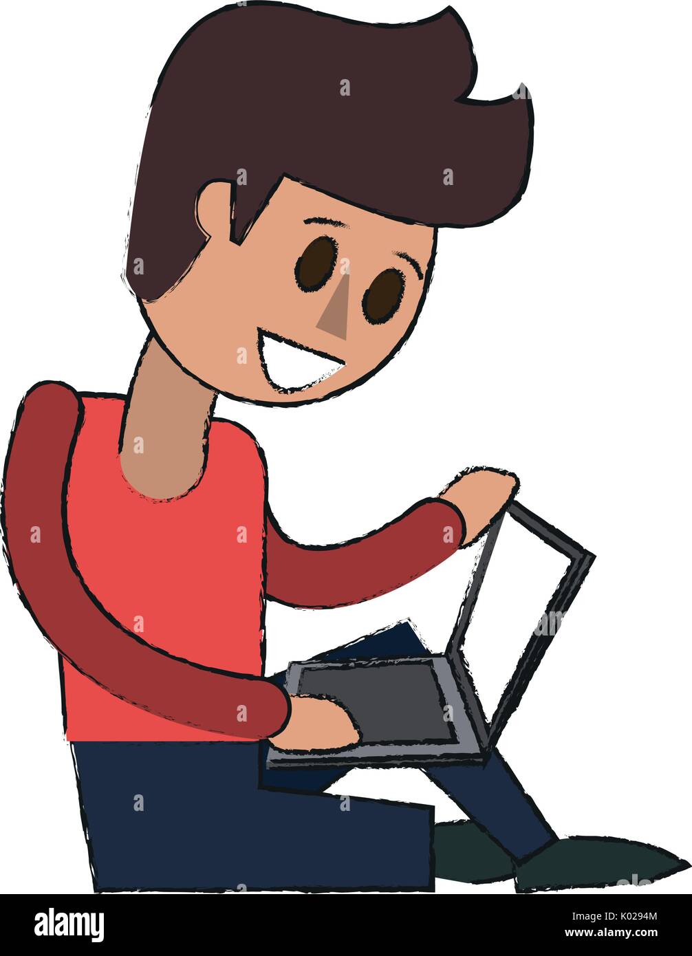 man vector illustration Stock Vector Image & Art - Alamy