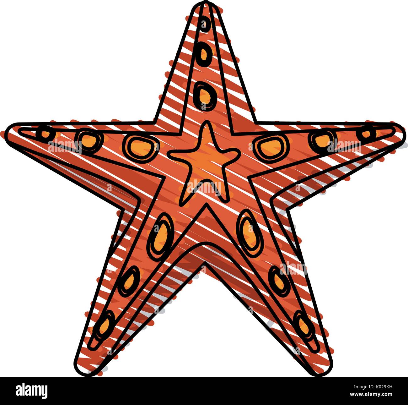 starfish vector illustration Stock Vector Image & Art - Alamy