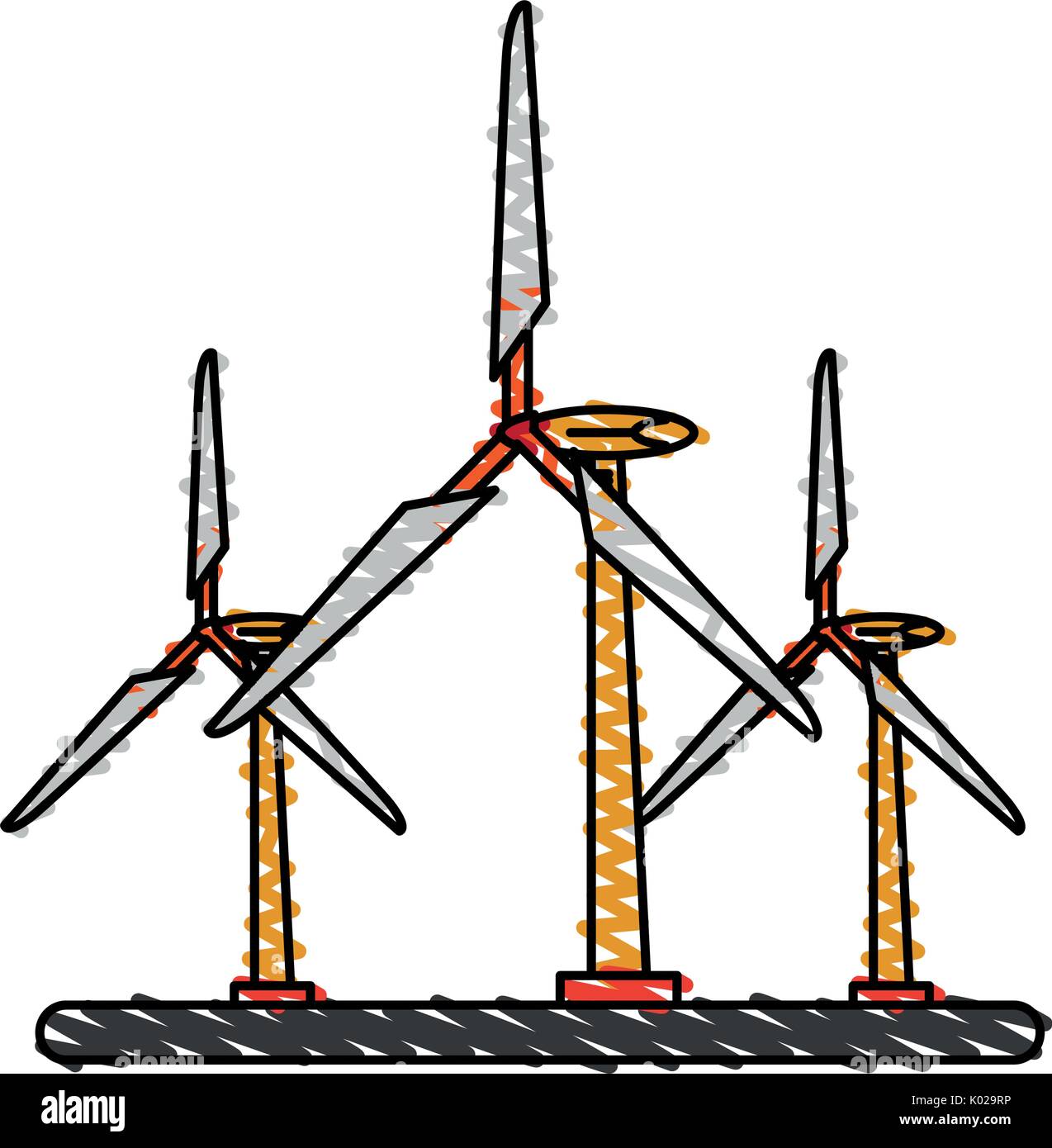 wind turbine vector illustration Stock Vector Image & Art - Alamy