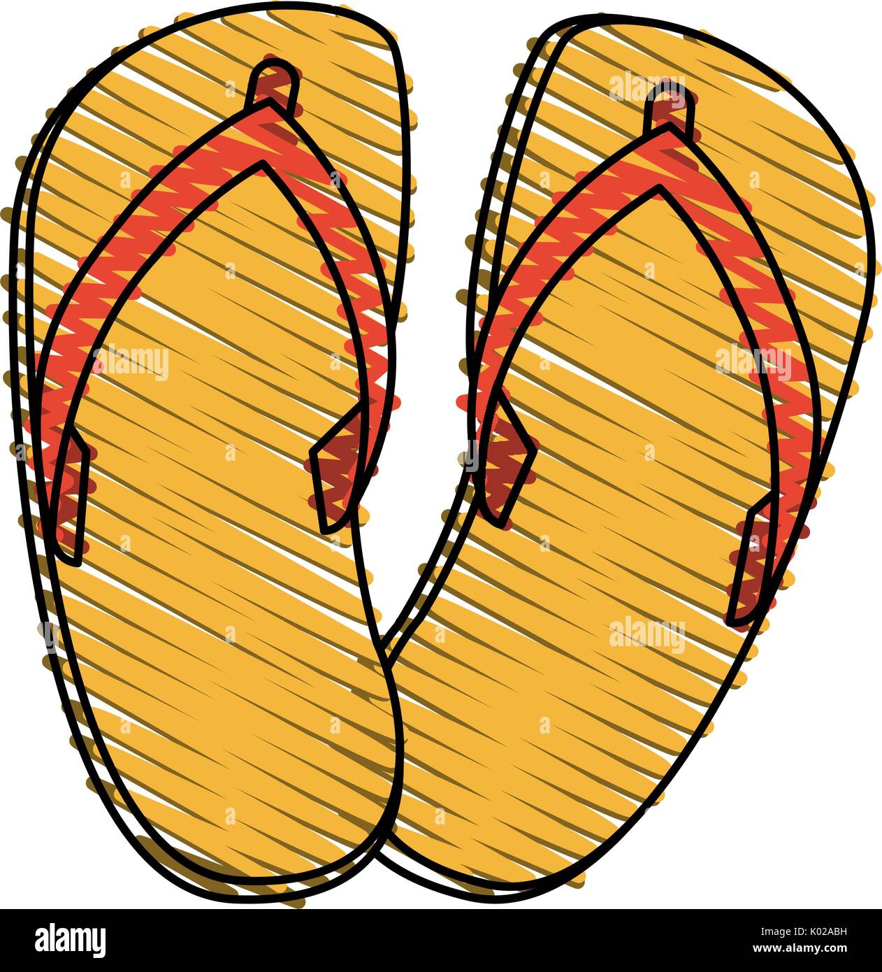 flip flops vector illustration Stock Vector Image & Art - Alamy