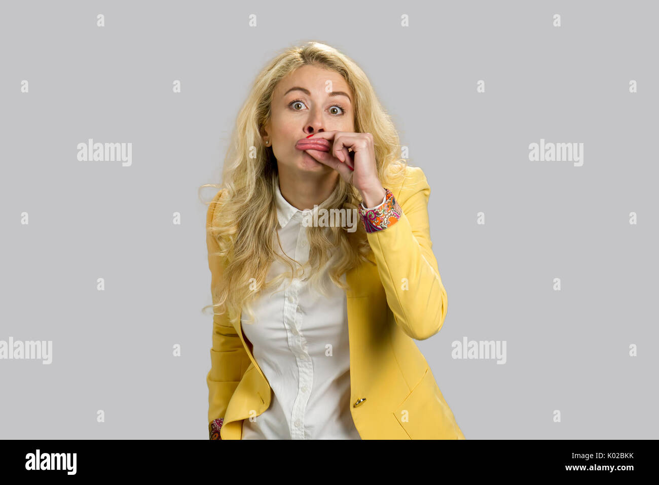Funny lips hi-res stock photography and images - Alamy