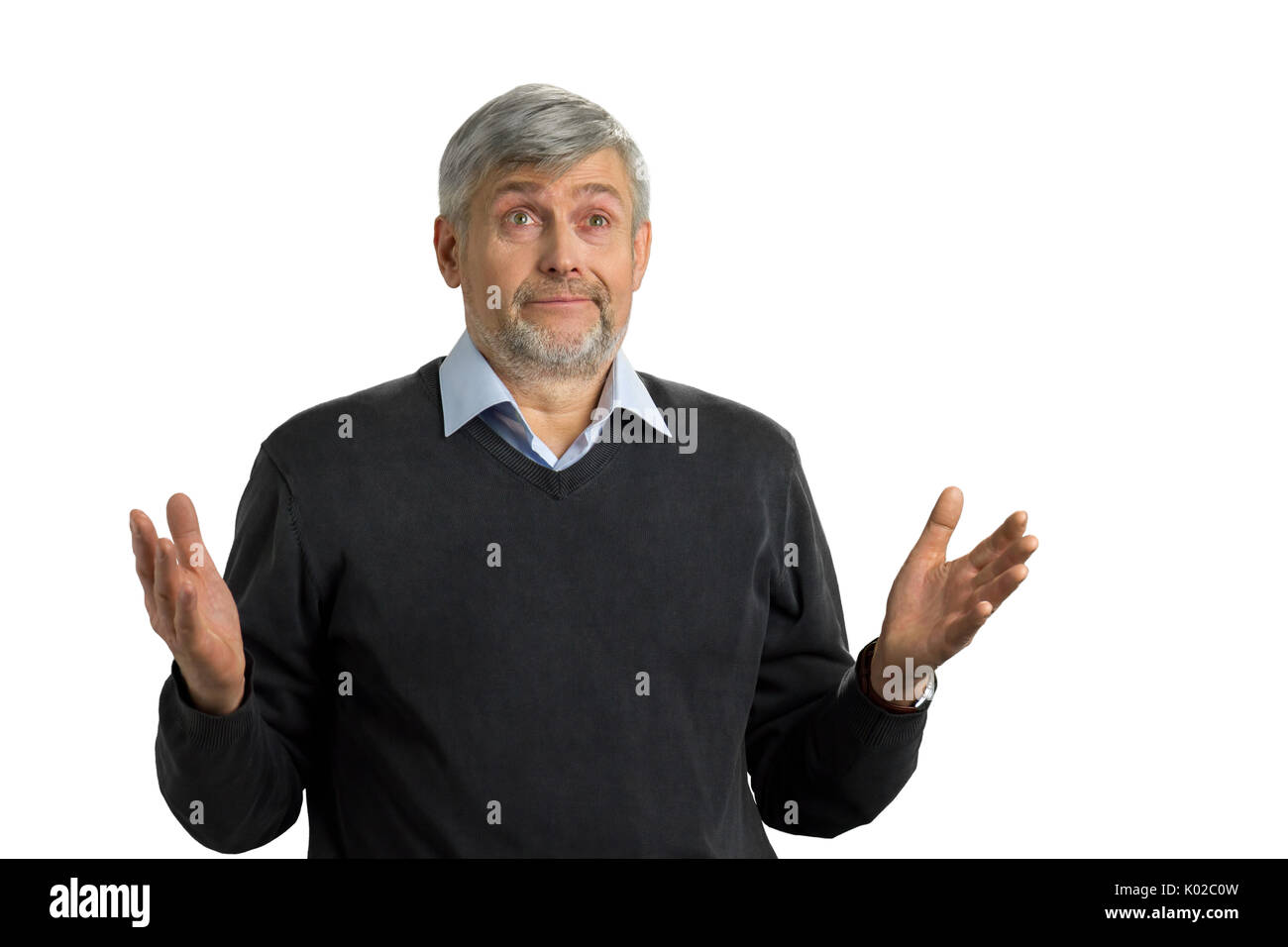 Confused old man indoors hi-res stock photography and images - Alamy