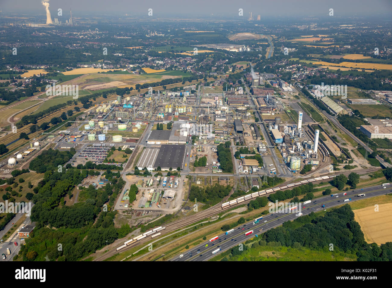 OXEA, formerly Ruhr chemistry, chemical plant emissions, Polimeri ...