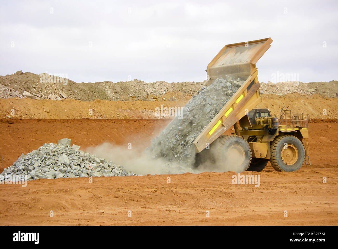 Mining Dump Truck Stock Photo - Alamy