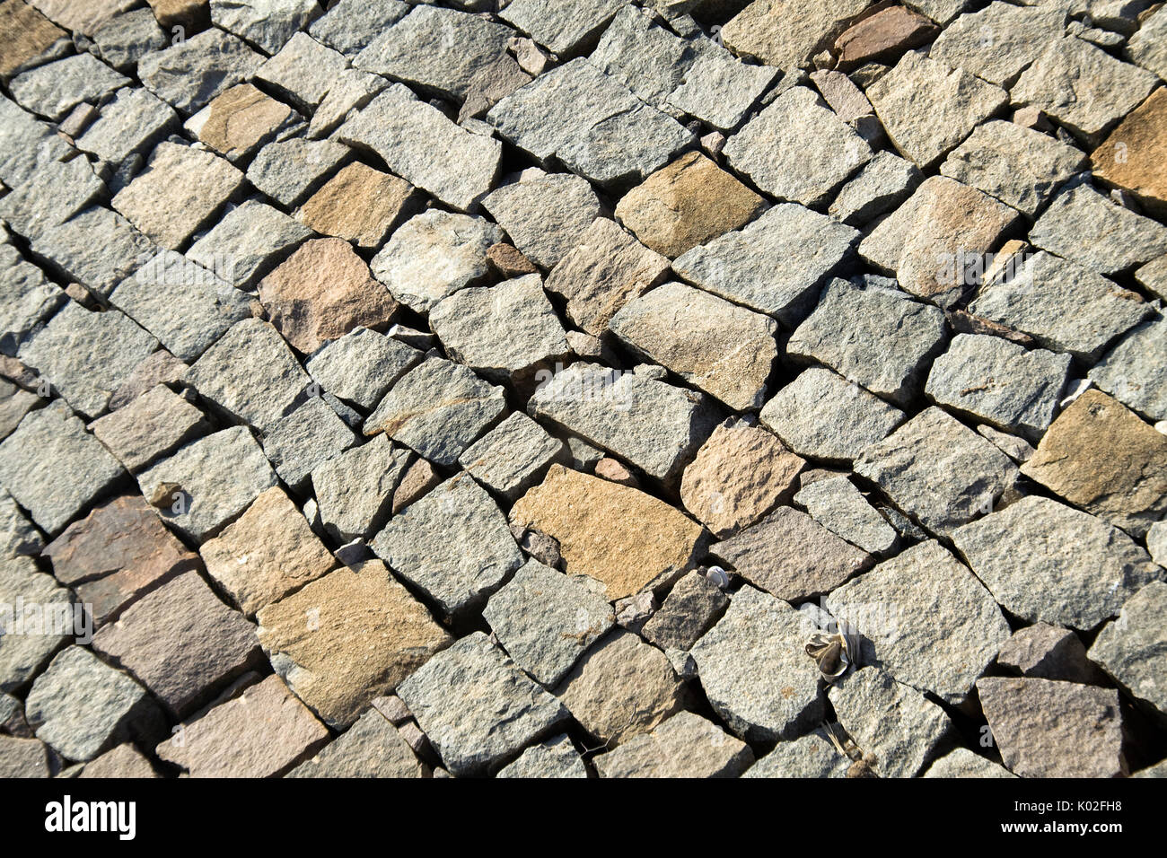 Diagonal pattern of layered, unevenly dressed, stone wall Uploaded on ...
