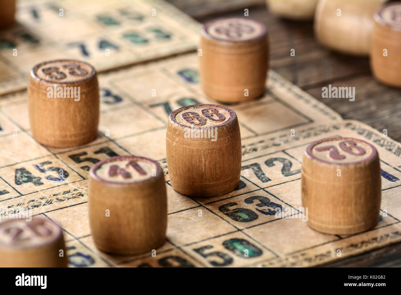 Old bingo cards hi-res stock photography and images - Alamy
