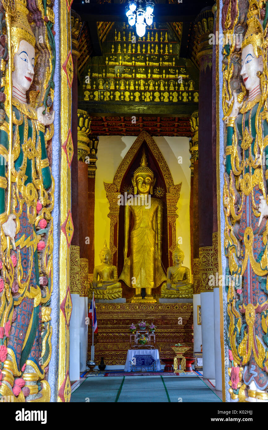 Buddha Image at Boon Yuen temple of Nan, the northern province of ...
