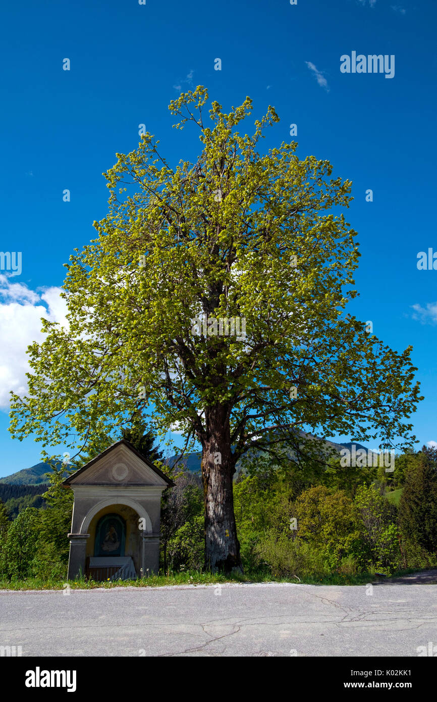 Small chapel at village of Sorica Stock Photo - Alamy