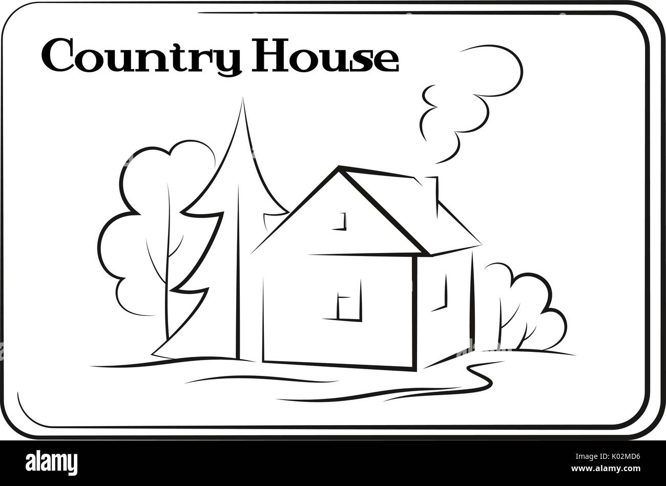 Country House, Pictogram Stock Vector Image & Art - Alamy