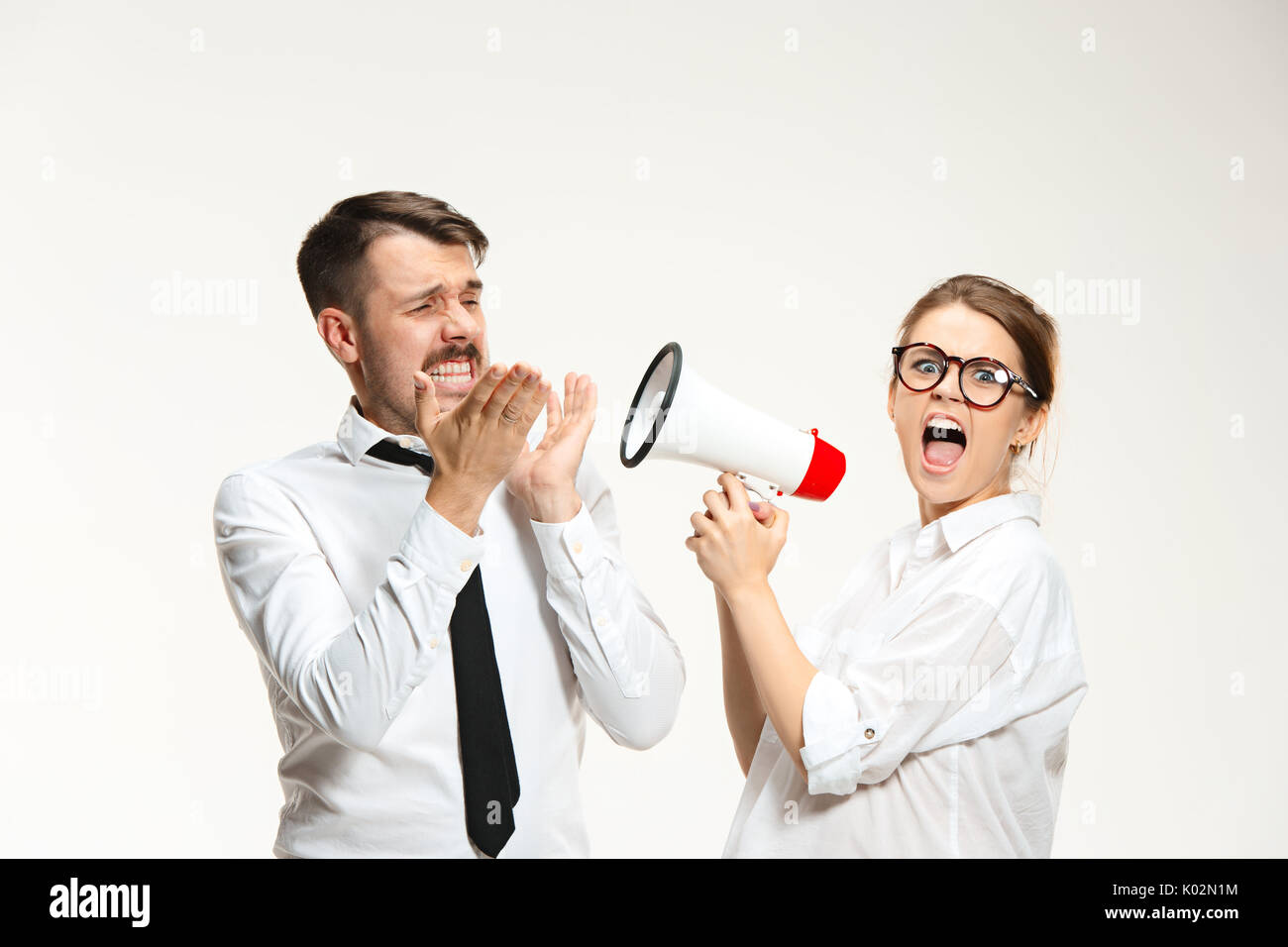 Ear megaphone hi-res stock photography and images - Alamy