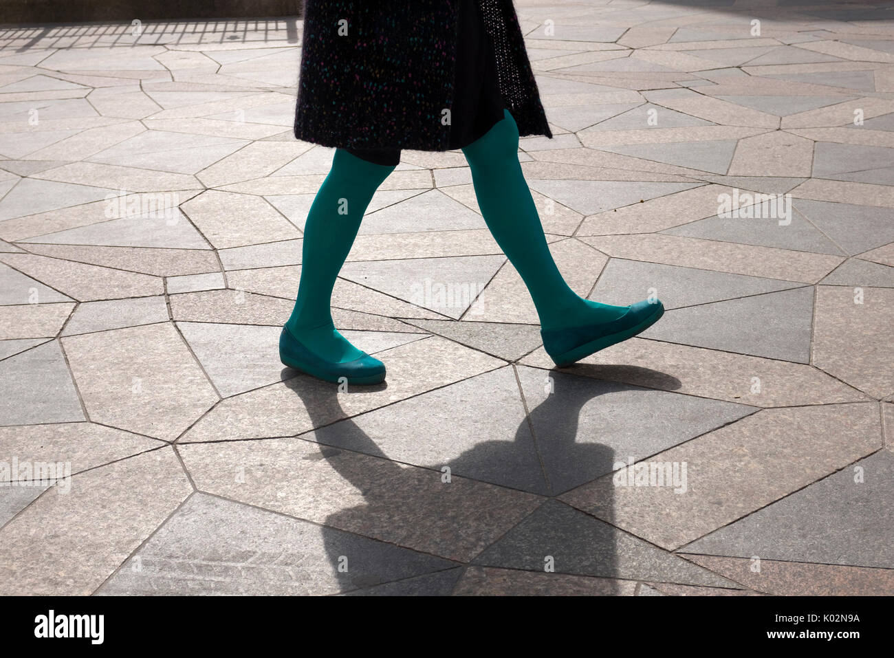 Female footsteps on Copenhagen street, Copenhagen Denmark Stock Photo ...