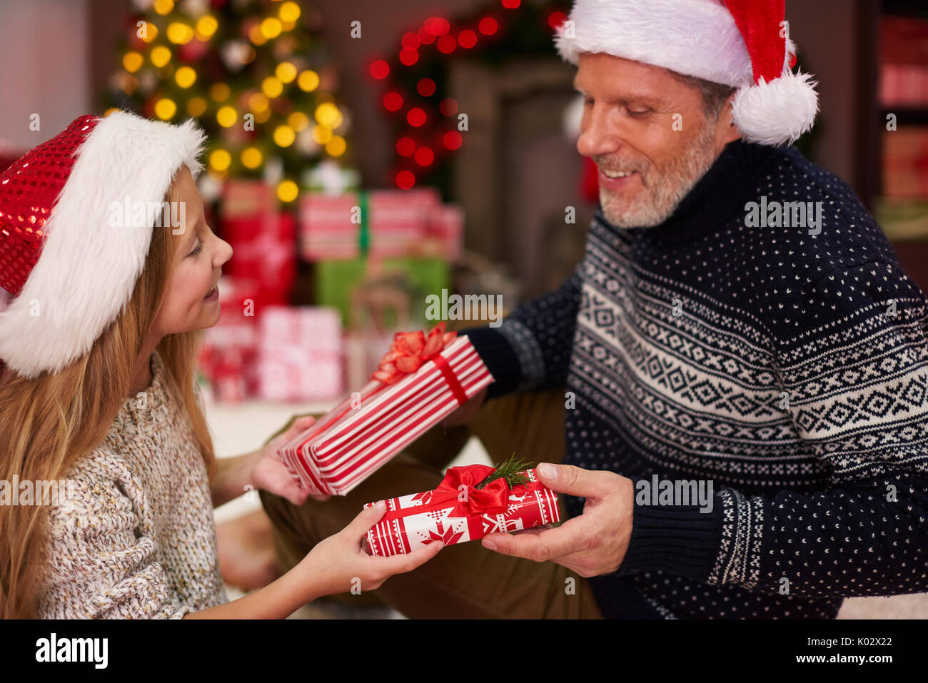 Even a small gift becomes a big present Stock Photo - Alamy