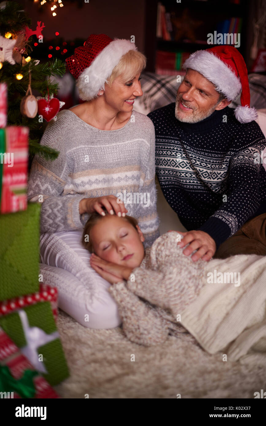 It was a very tiring day for her Stock Photo - Alamy