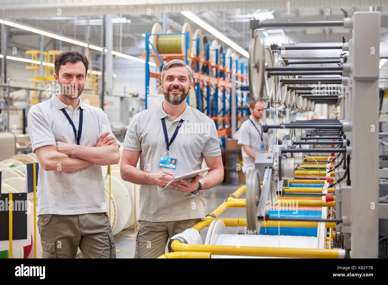 Confident male workers hi-res stock photography and images - Alamy