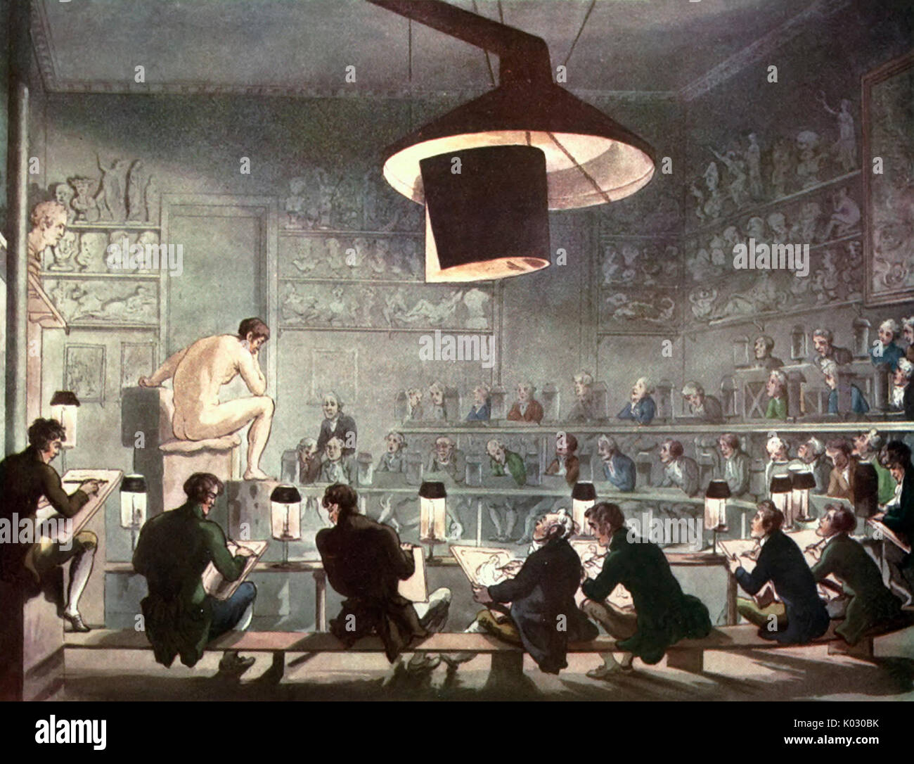 Drawing from life at the royal academy hi-res stock photography and ...