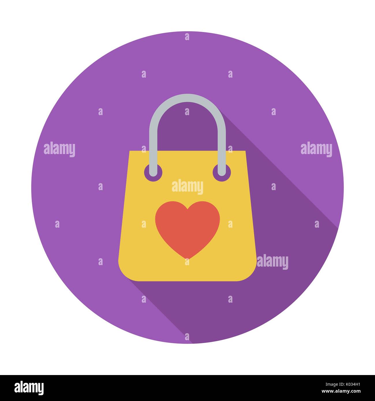 Bag store. Flat icon for mobile and web applications. Vector ...