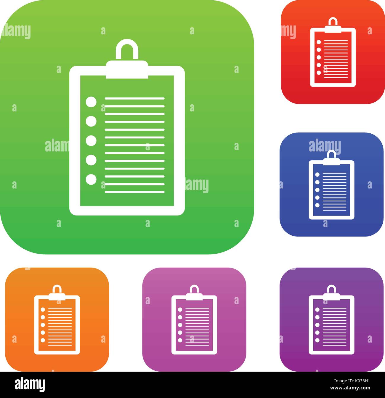 To do list set collection Stock Vector Image & Art - Alamy