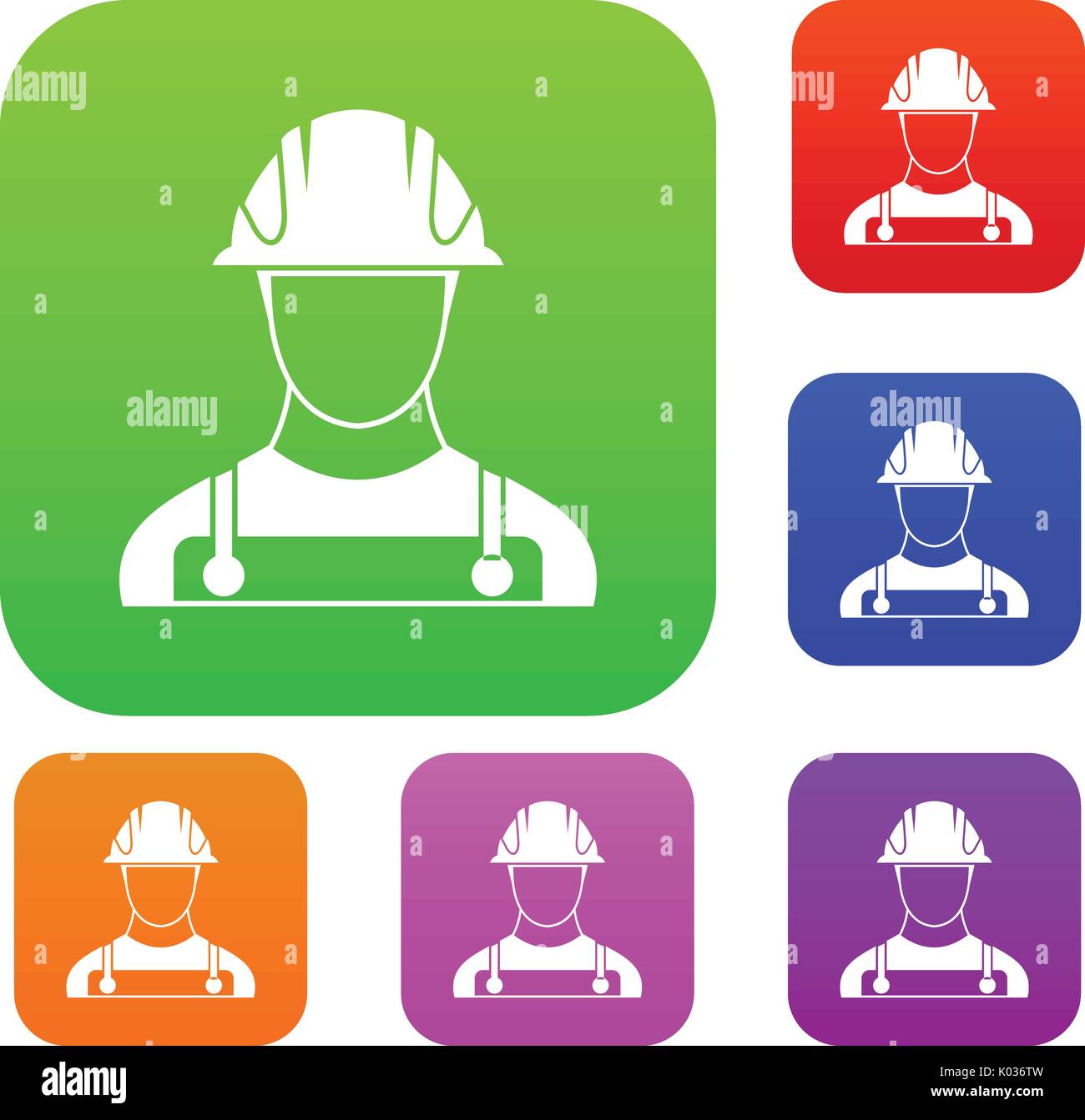 Builder set collection Stock Vector Image & Art - Alamy