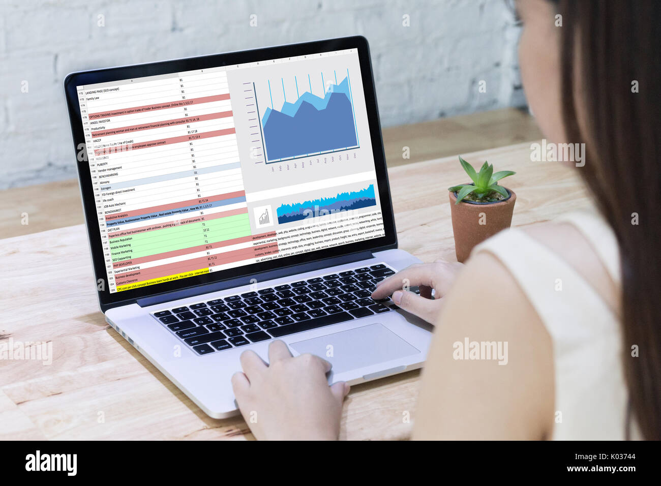 Business Information Technology people work hard Data Analytics ...