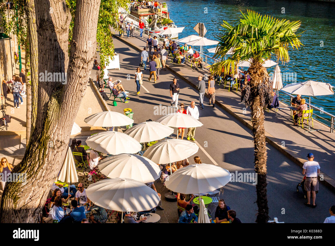 The Paris Plages is where locals and tourists go to enjoy summer by the ...