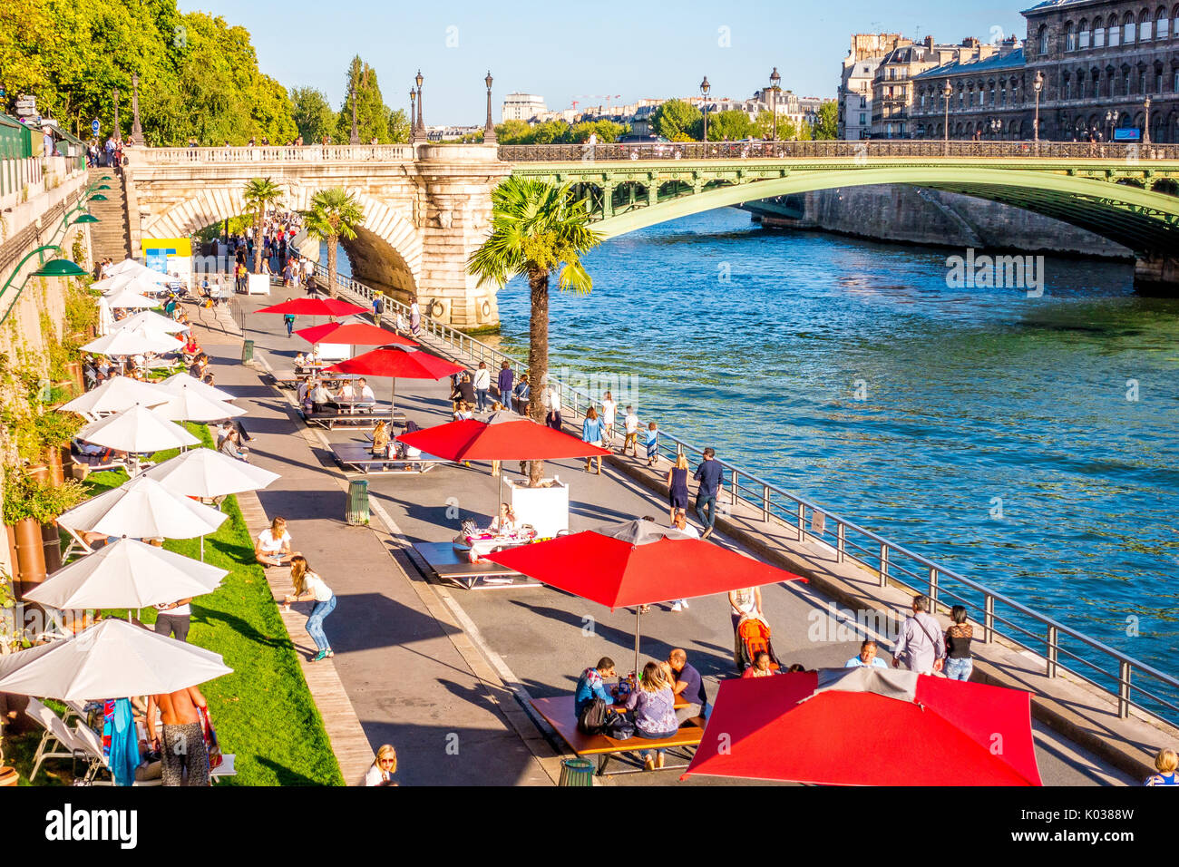 The Paris Plages is where locals and tourists go to enjoy summer by the ...