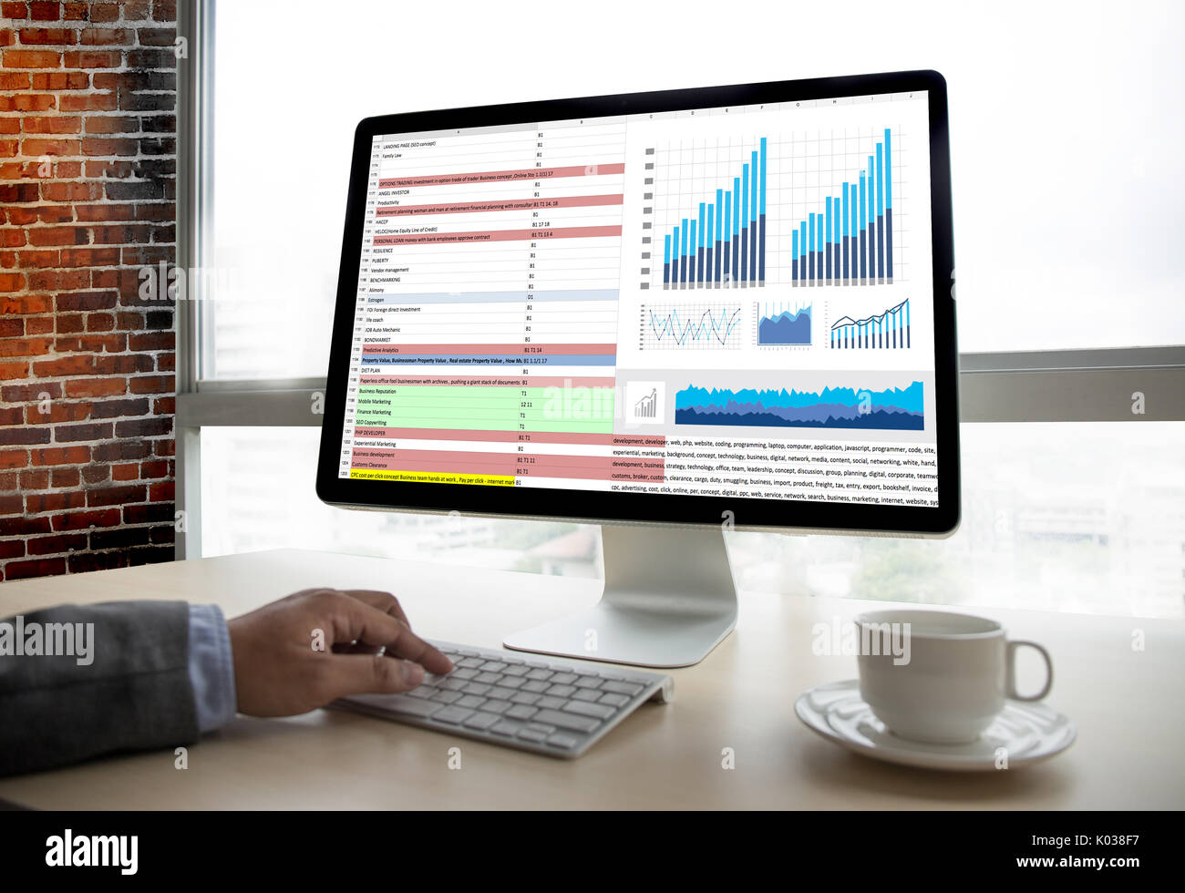 Business Information Technology people work hard Data Analytics ...