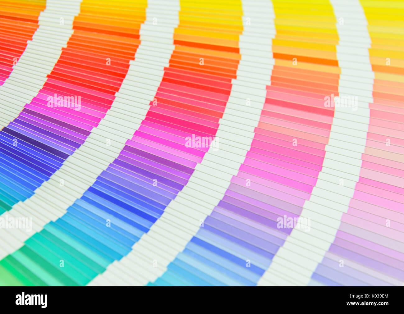 Beautiful color swatches book Stock Photo - Alamy