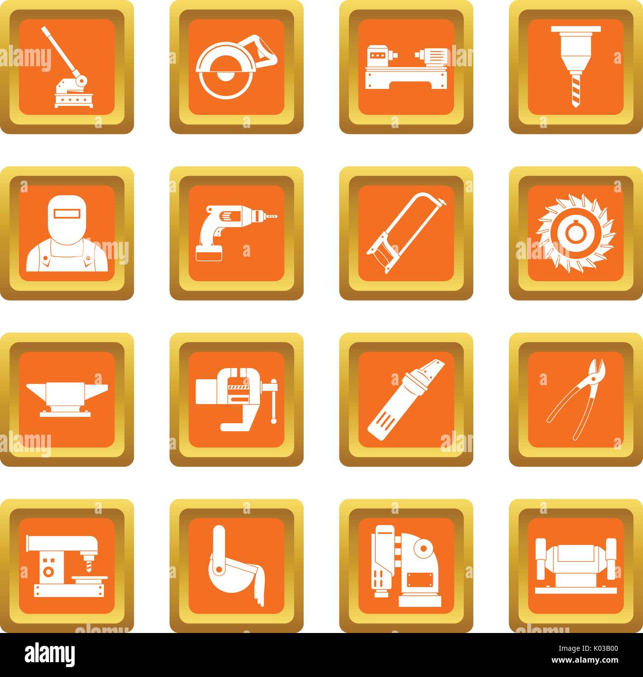 Working lathe Stock Vector Images - Alamy