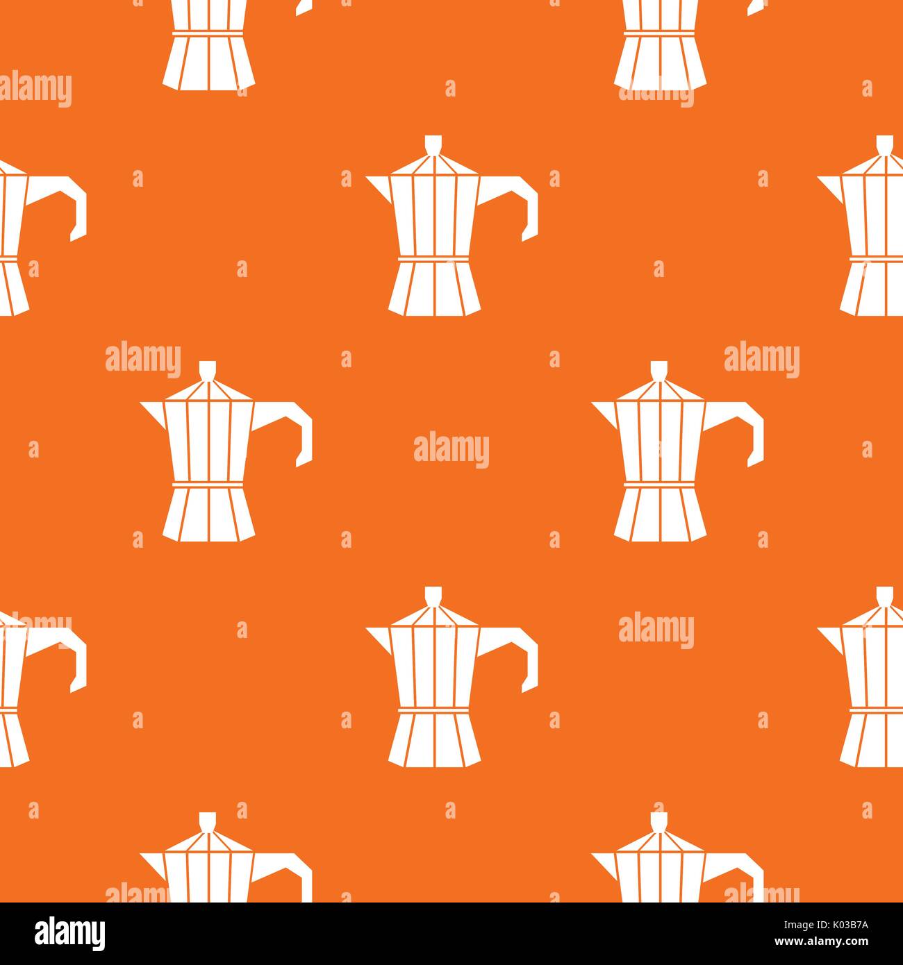 Steel retro coffee pot pattern seamless Stock Vector Image & Art - Alamy