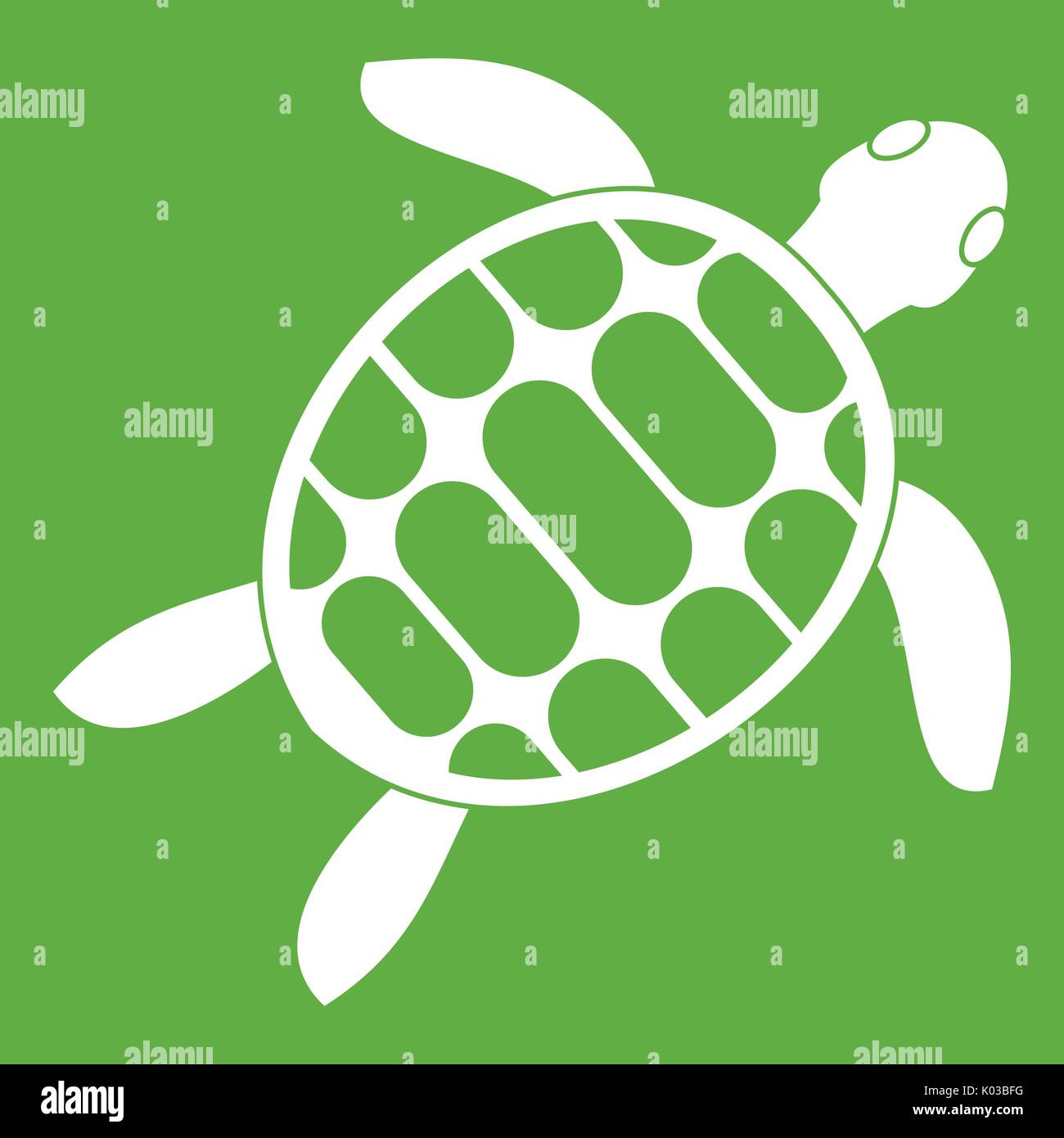 Turtle icon green Stock Vector Image & Art - Alamy
