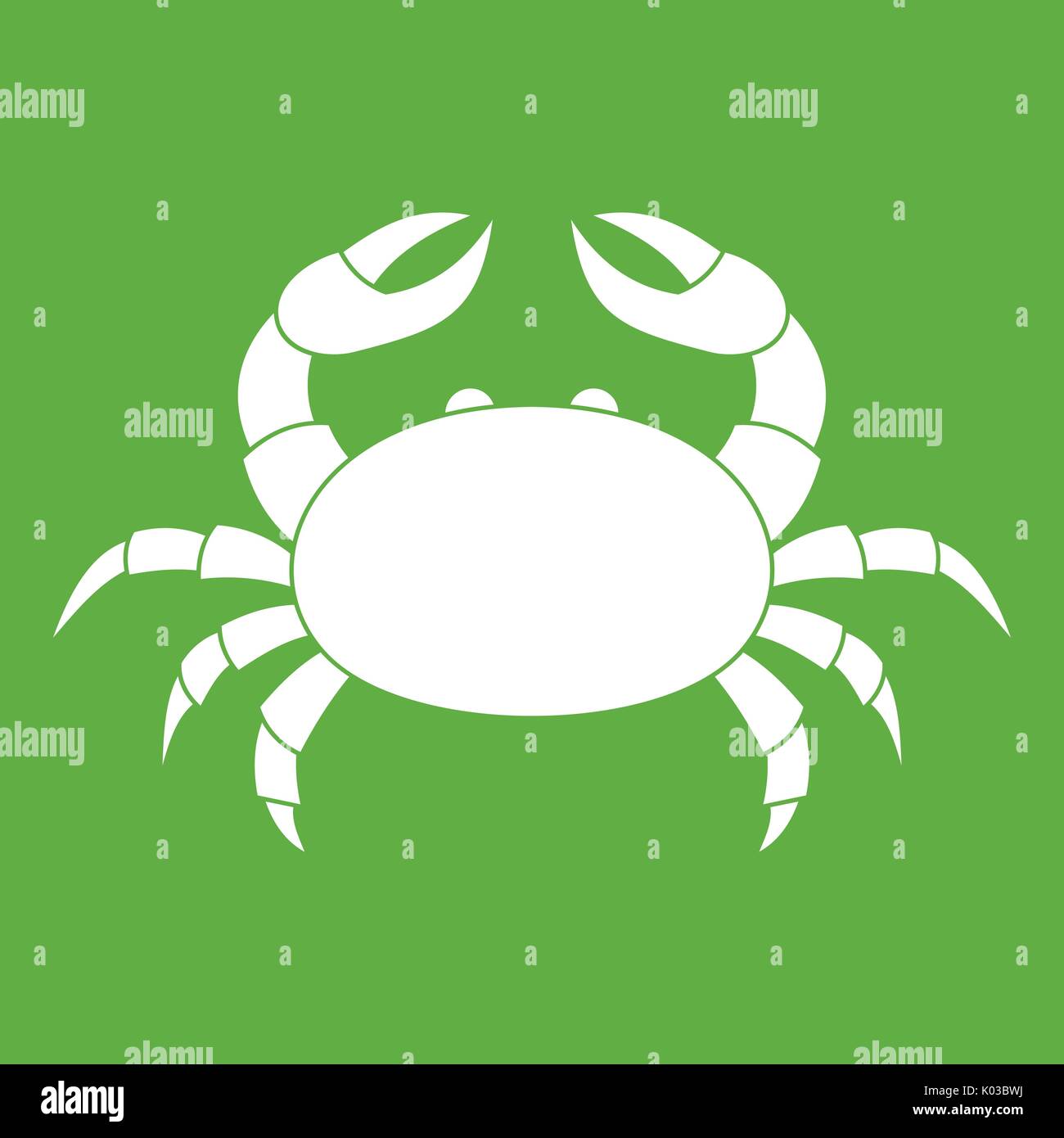 One leg crab Stock Vector Images - Alamy