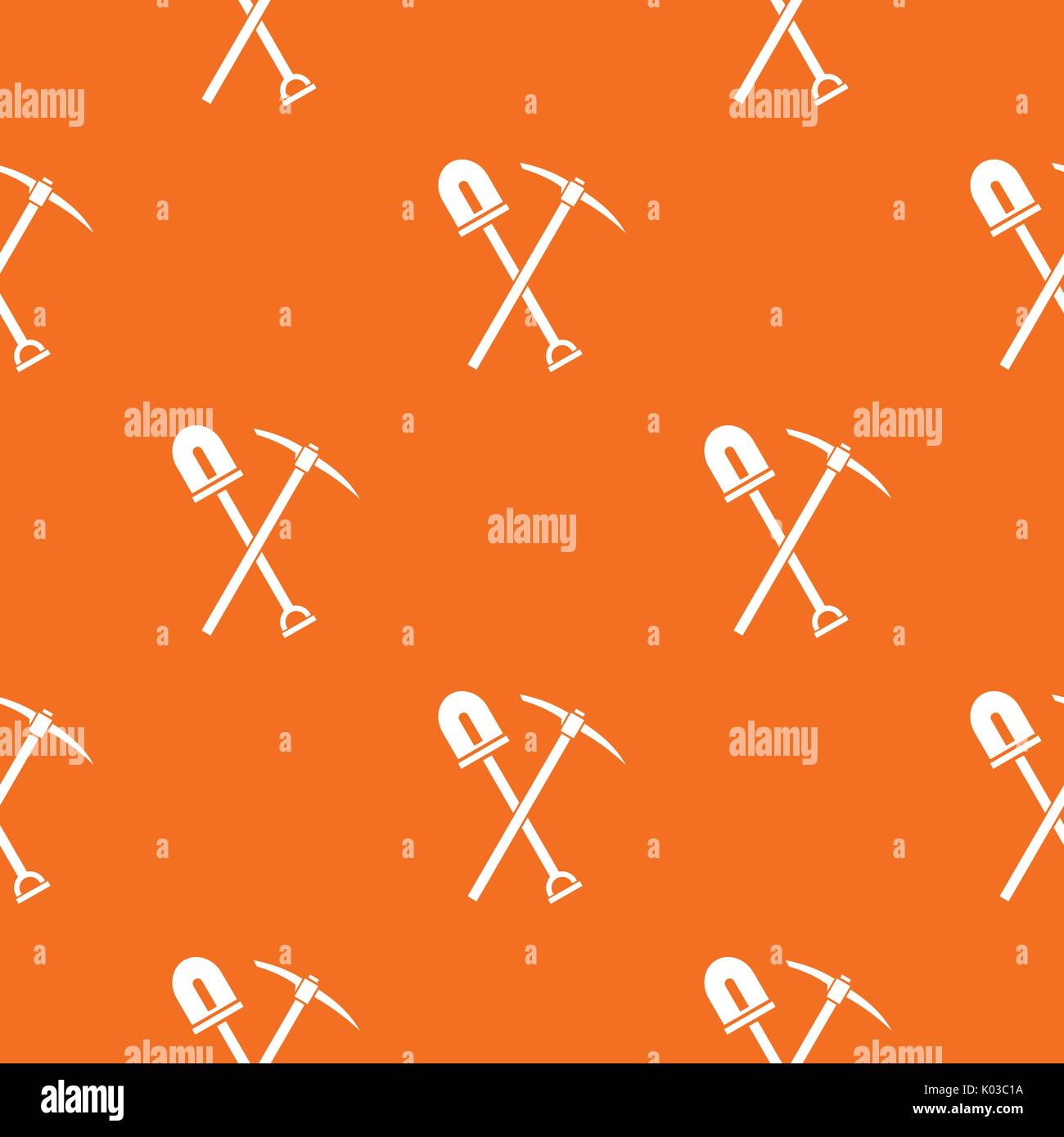 Shovel and pickaxe pattern seamless Stock Vector Image & Art - Alamy