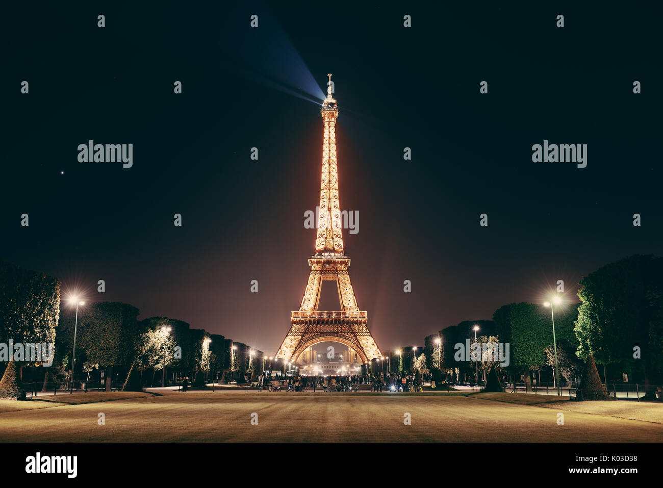 Eiffel tower city night on may 13 hi-res stock photography and images ...