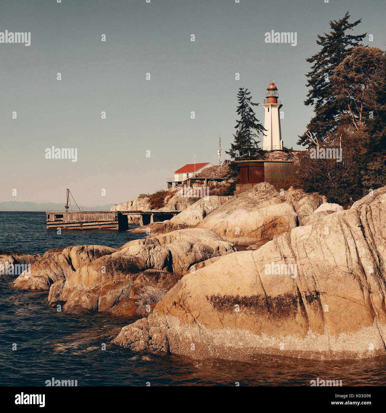 Point Atkinson Light House in Vancouver, Canada Stock Photo - Alamy