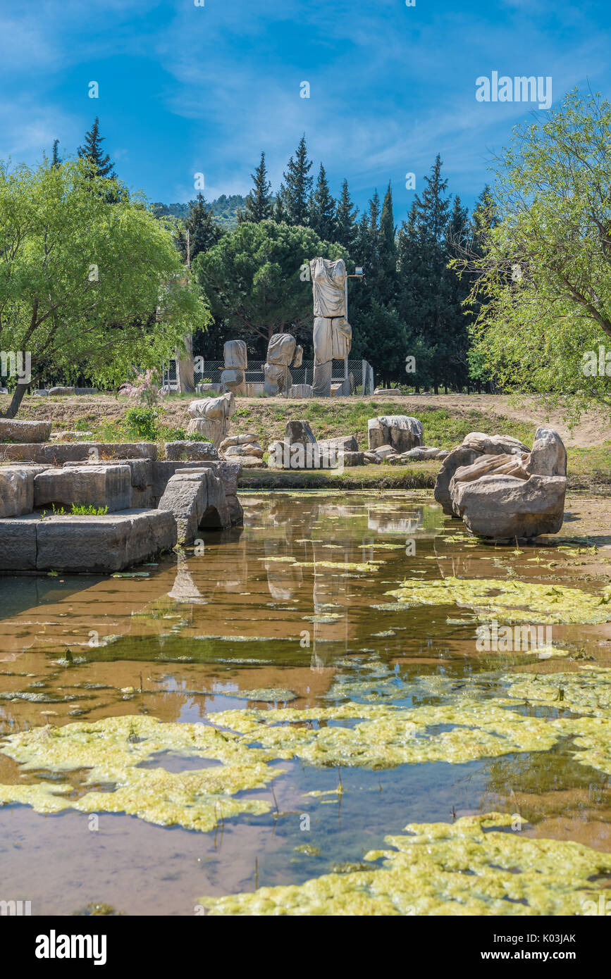 April 11, 2017 - Claros, Izmir province, Turkey. Claros, an ancient ...