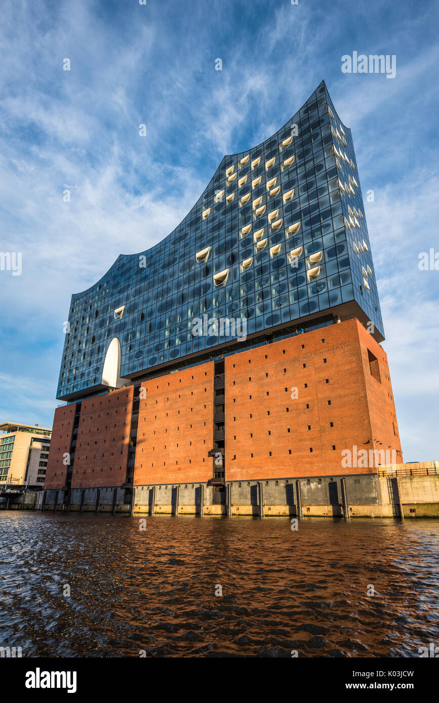 The Elbe Philharmonic Hall or Elbphilharmonie, concert hall in the ...