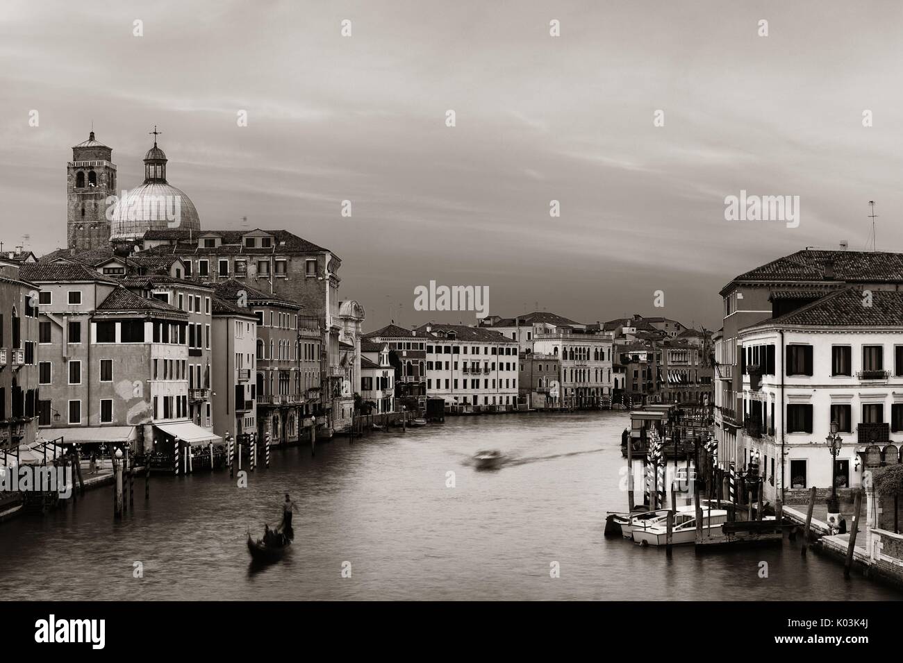 Venice grand canal view with historical buildings. Italy Stock Photo ...