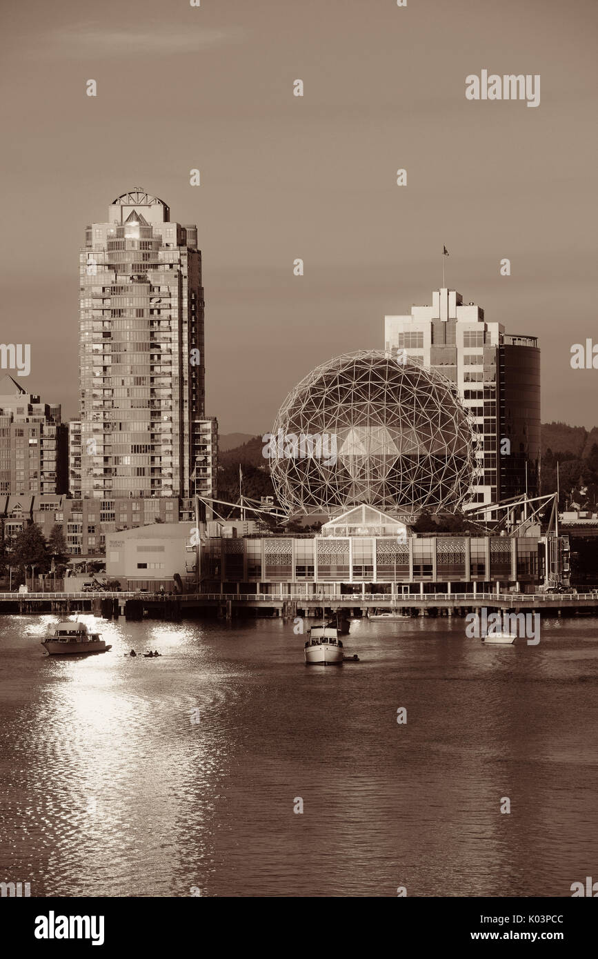 Vancouver urban architecture at sunset, Canada Stock Photo - Alamy