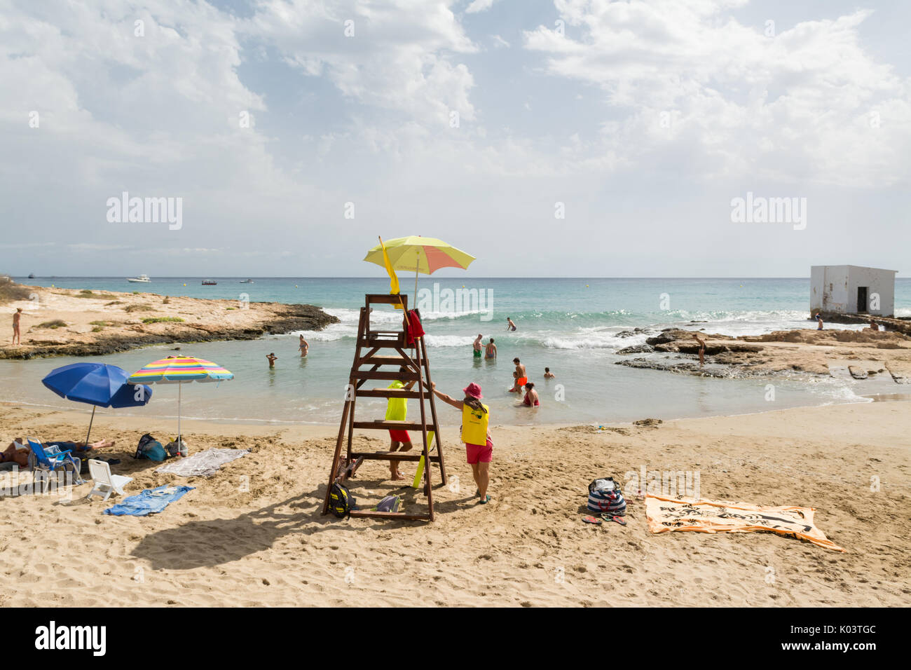 Cala del Morello - Calpe, Alicante, Costa Blanca, Spain Stock Photo - Alamy