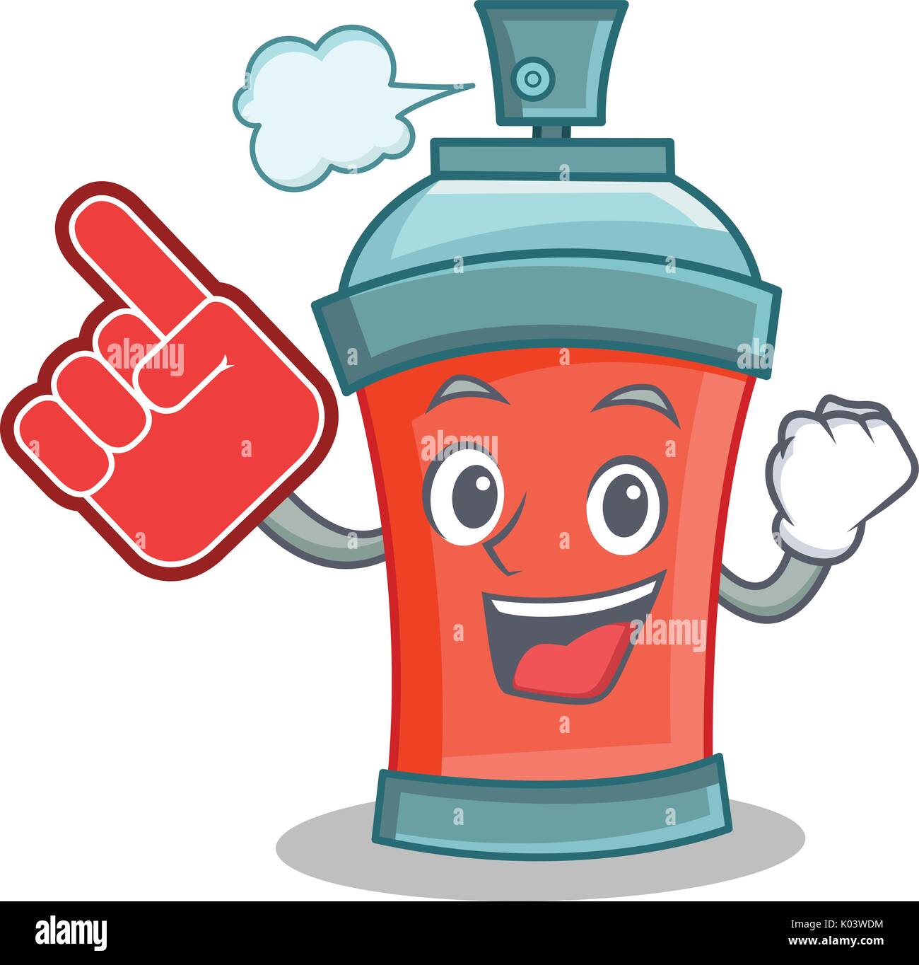 Spray Can Cartoon Characters