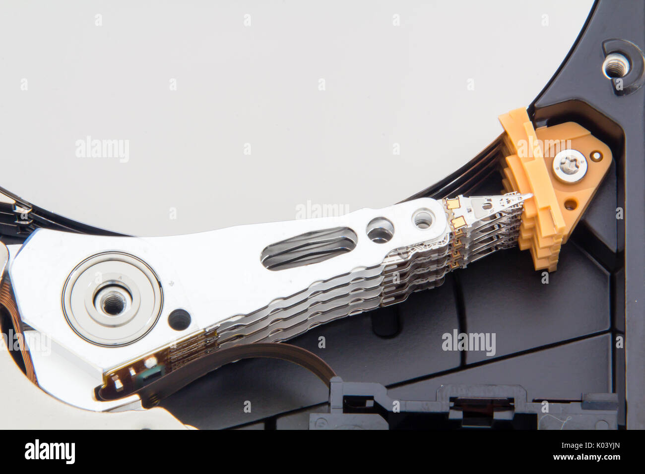 disassembly hard drive disk and its components Stock Photo - Alamy