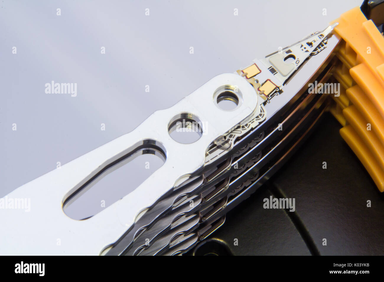 disassembly hard drive disk and its components Stock Photo - Alamy