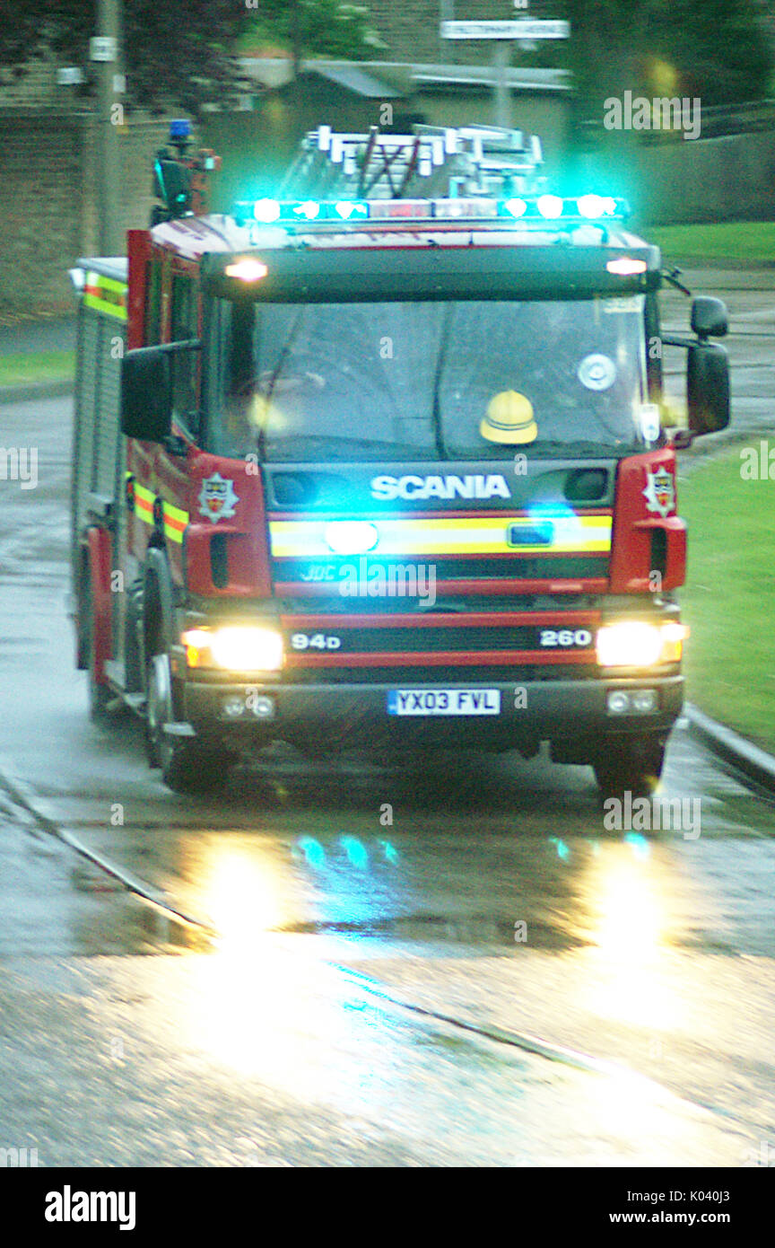 Fire truck going to emergency hi-res stock photography and images - Alamy
