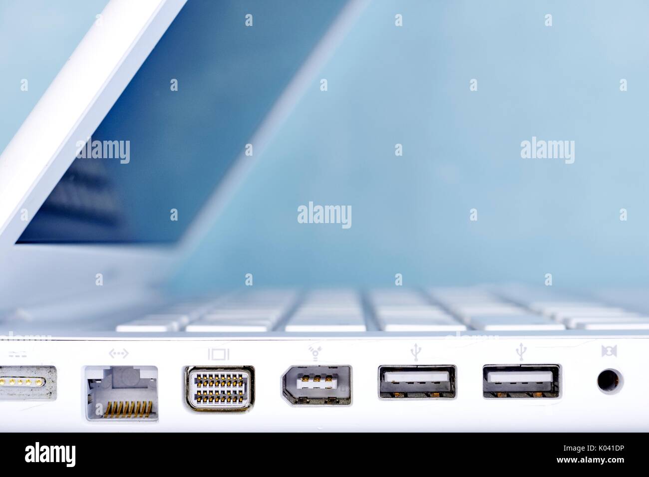 A studio photo of laptop ports Stock Photo - Alamy