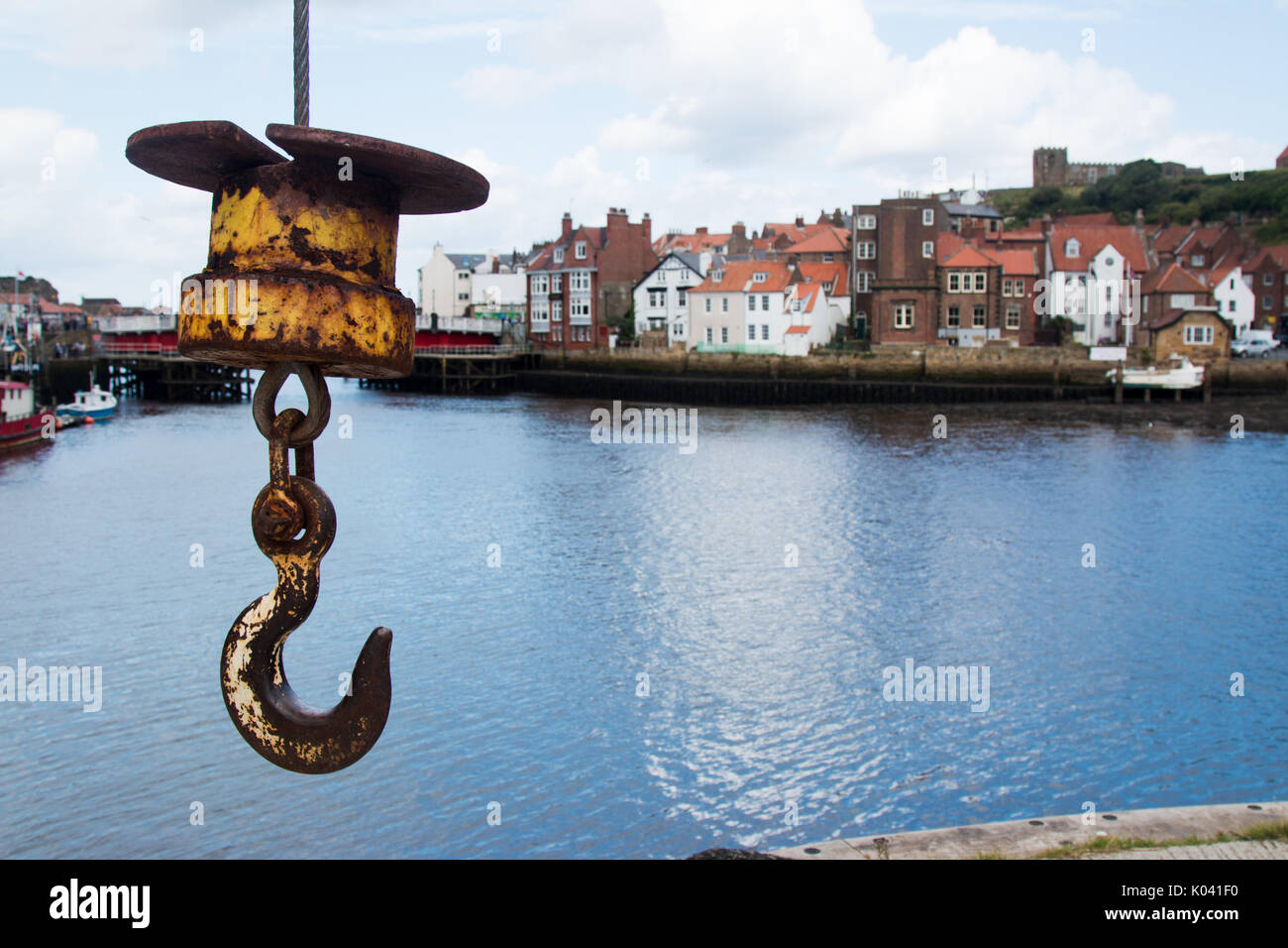 Whitby harbour fishing trawler hi-res stock photography and images - Alamy